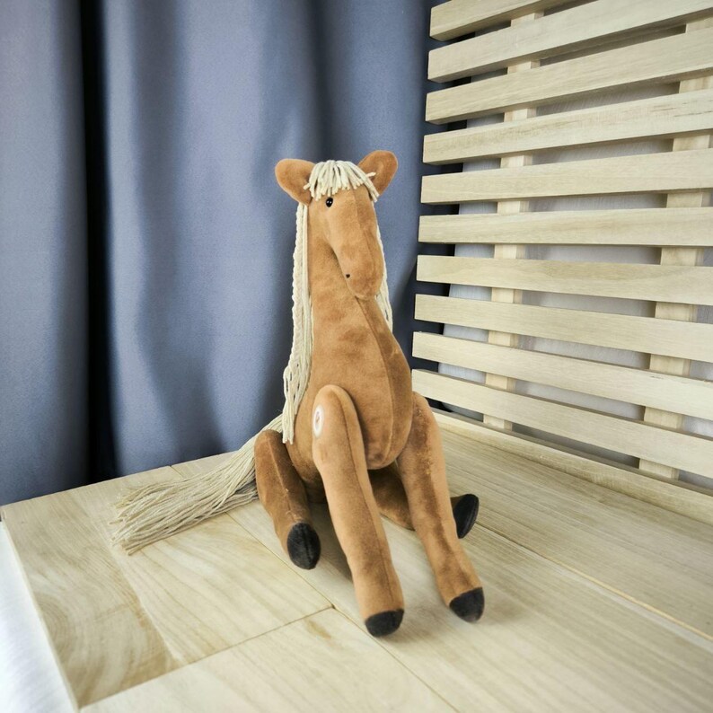 PDF Sewing Pattern – Horse Plush Toy (33×22 Cm / 13"×8.7") | A4 Format ...