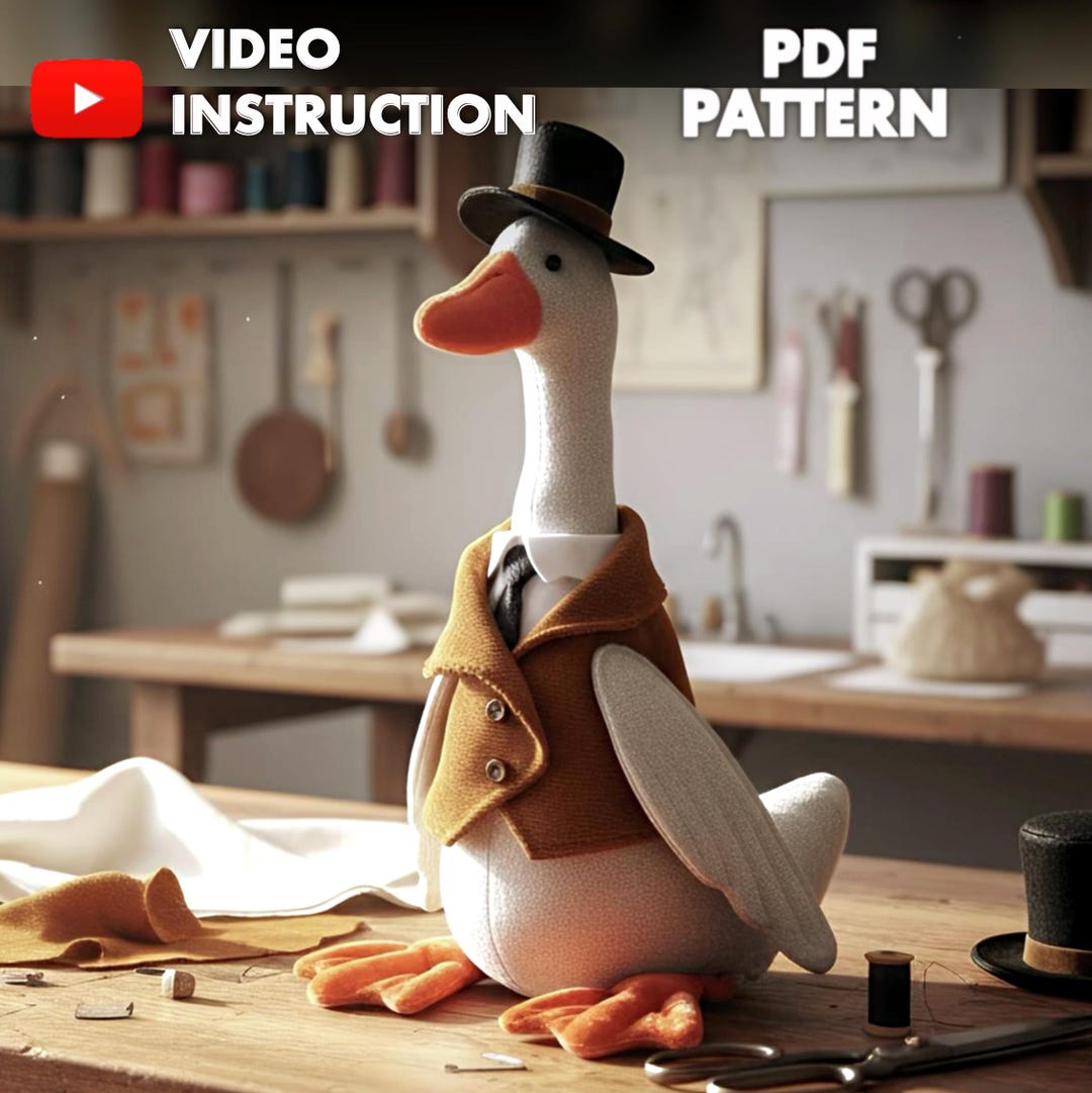 PDF Sewing Pattern Set: Goose Boy, 33 Cm (13") + Outfit - Etsy