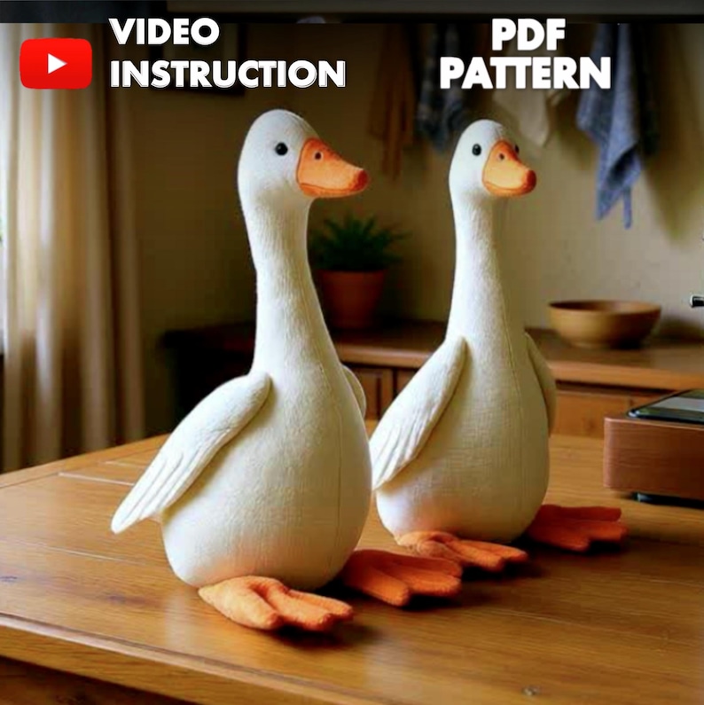 PDF Pattern – Basic Goose Body | Finished Size 33 Cm (13” - Etsy