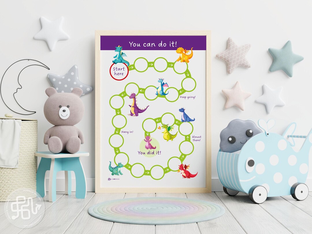 Dragon Motivational Poster for Boys - Kids Inspiration! | Printable ...