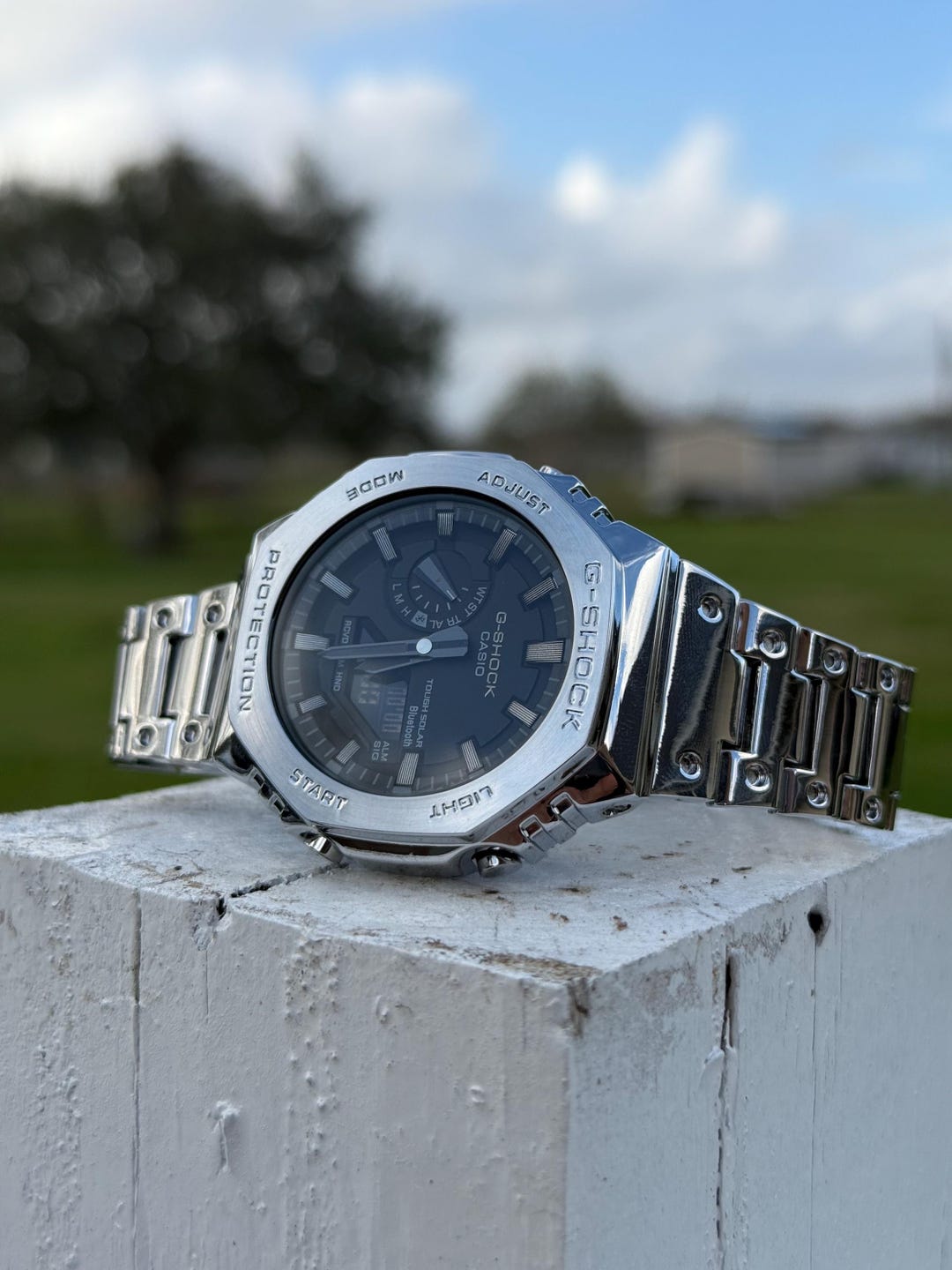 Casio G-shock GM-B2100 Black Dial Mod Custom - Etsy