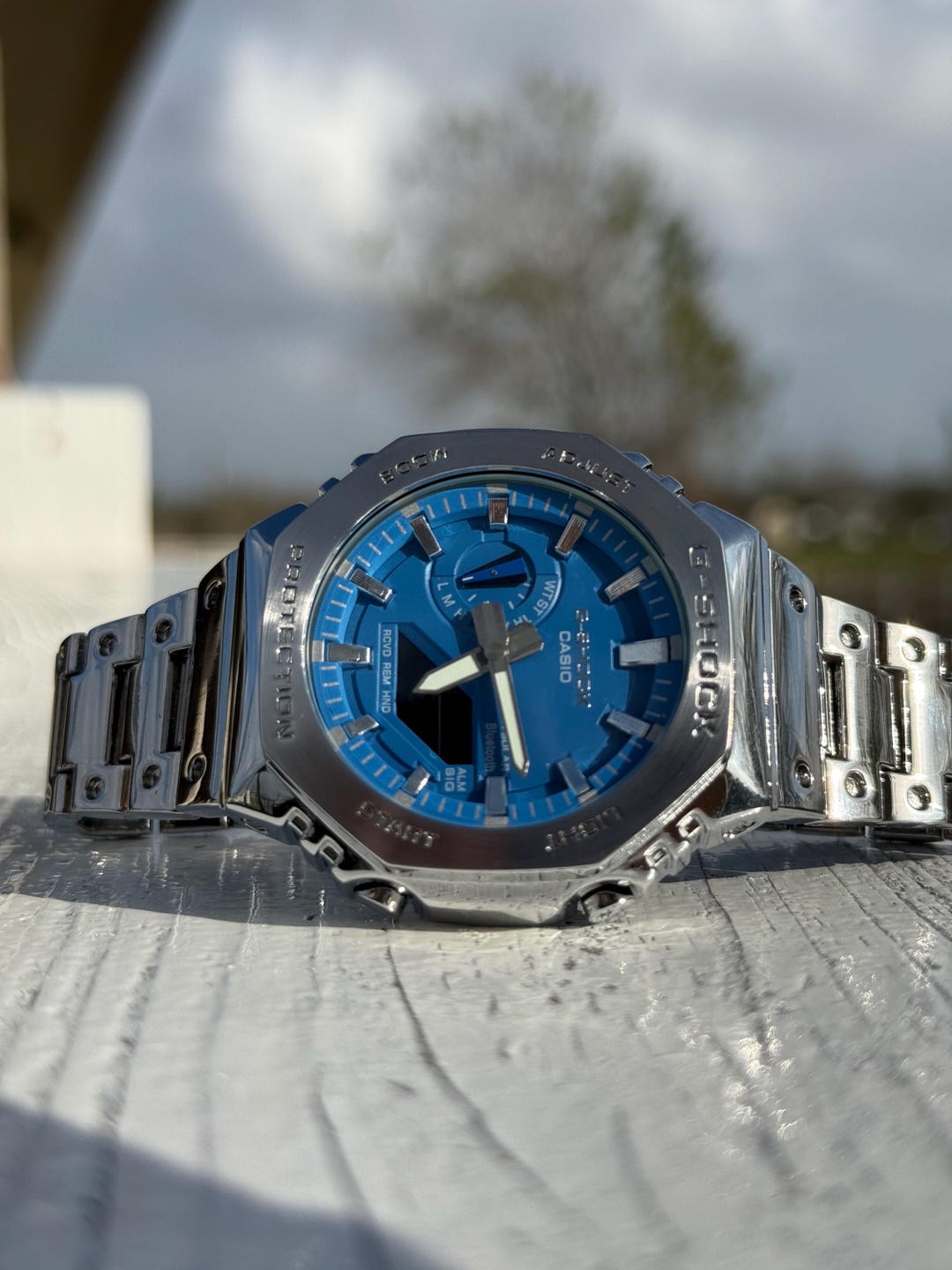 Casio G-shock GM-B2100 Blue Dial Mod Custom - Etsy