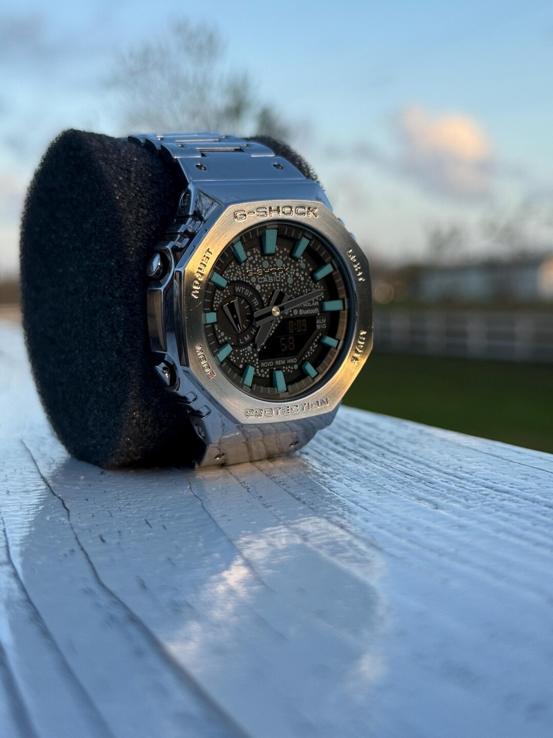 Casio G-shock GM-B2100 Blue Tiffany Sky Dial Mod Custom - Etsy