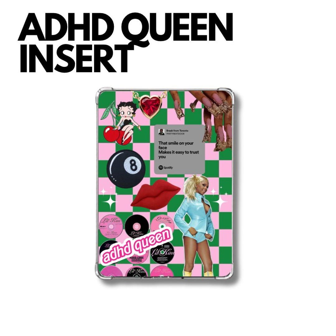 Adhd Queen Insert - Etsy
