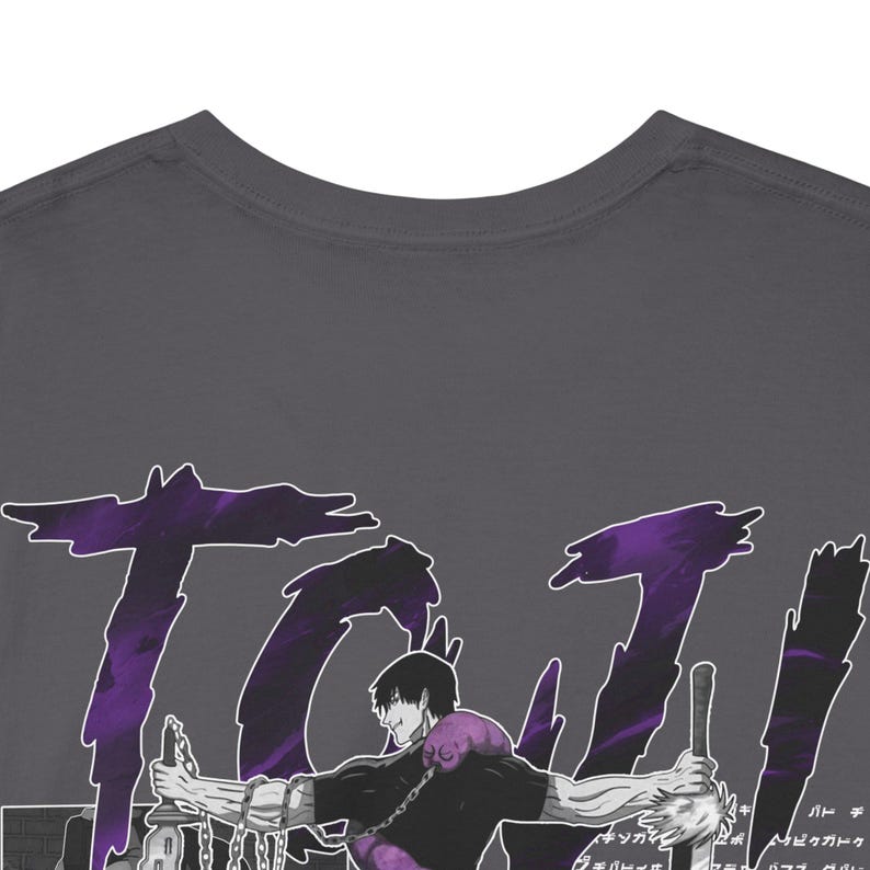 Toji Fushiguro Backprint Anime Shirt | 100% Cotton Unisex Streetwear ...