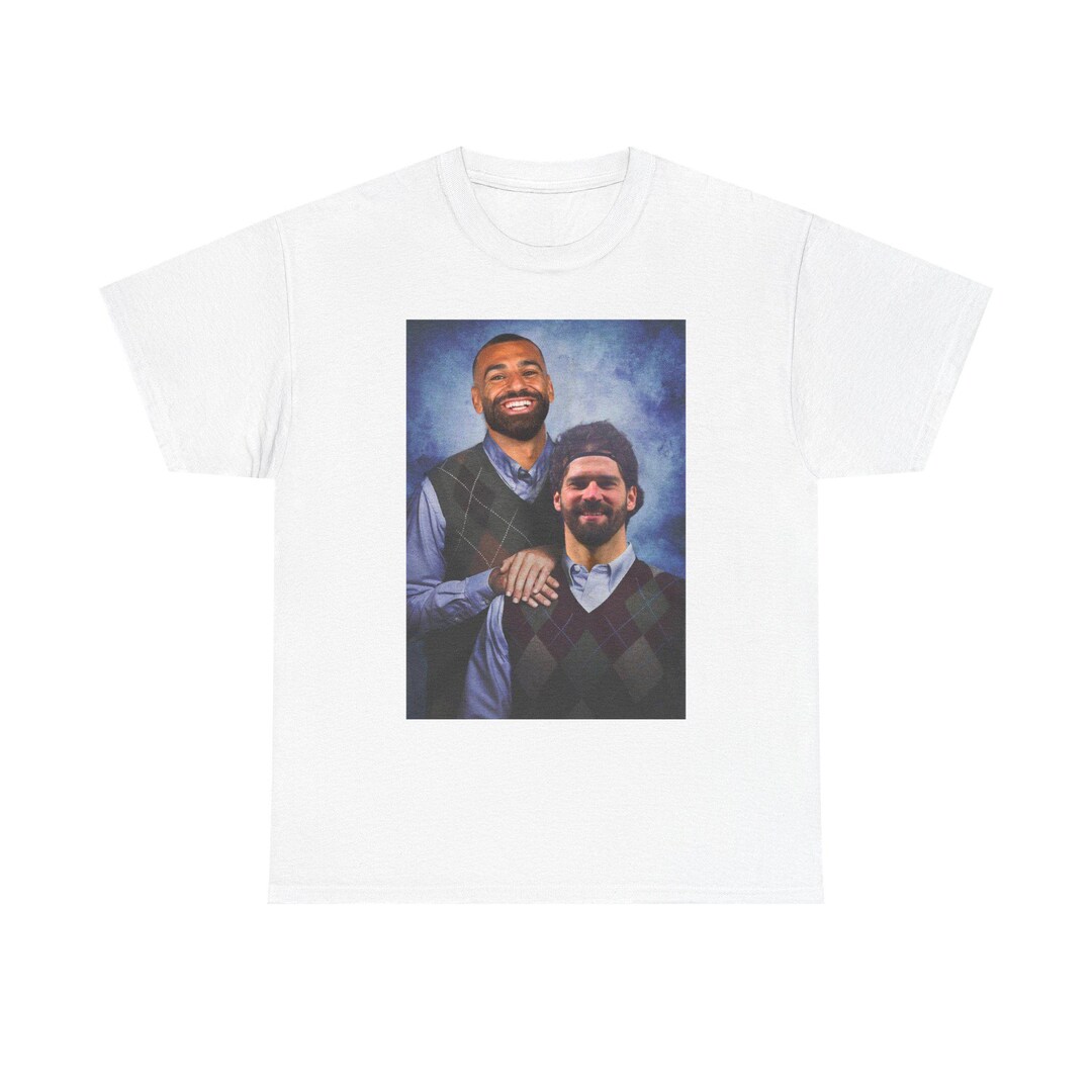 Mohamed Salah & Alisson Becker Step Brothers T-shirt | Liverpool FC ...