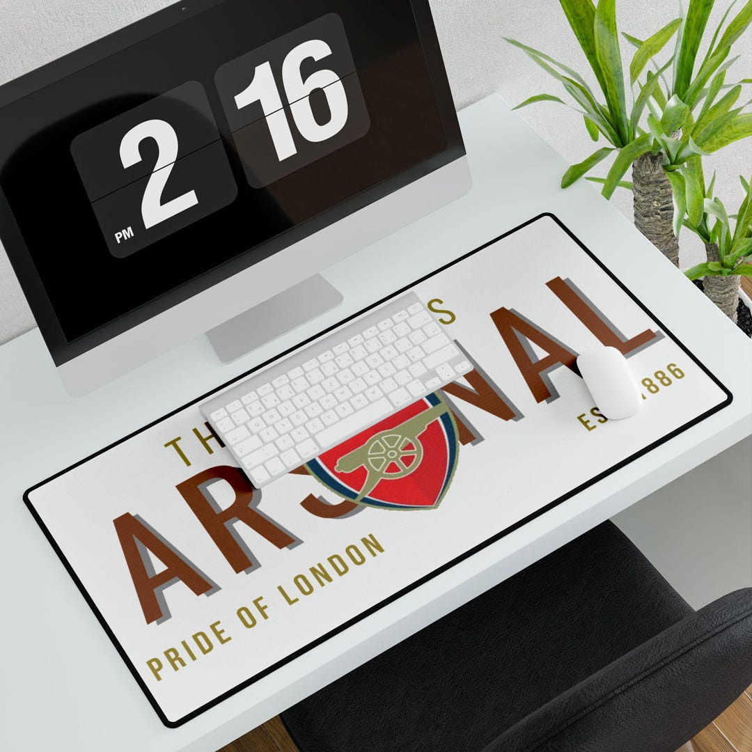 Arsenal Desk Pad Mat | Gunners Gaming Mouse Pad | Arsenal FC Office ...