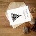 Black & White Christmas Card | Digital Product Printable - Etsy
