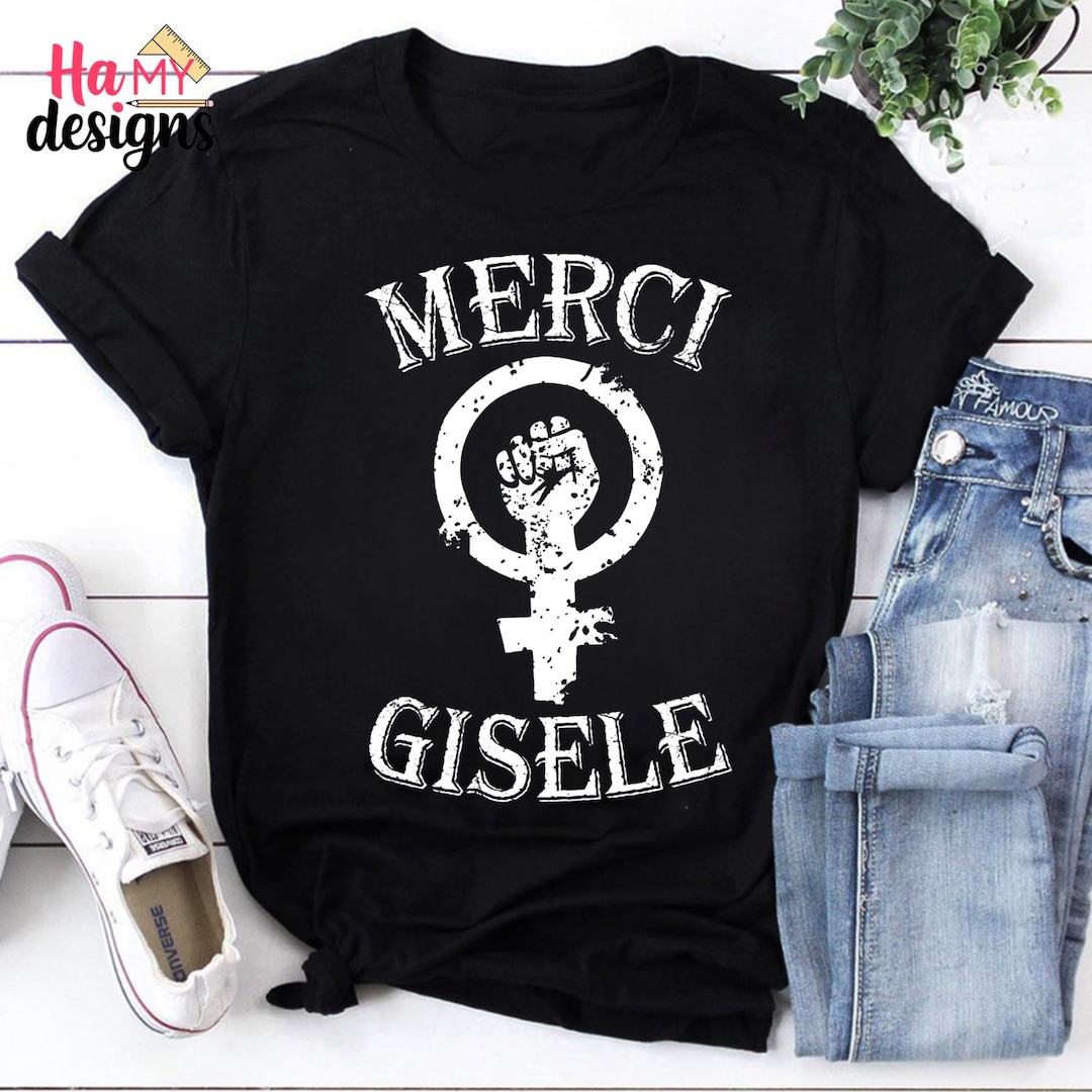 Merci Gisele Retro Shirt, Vintage French Style Tee, Aesthetic 70s ...