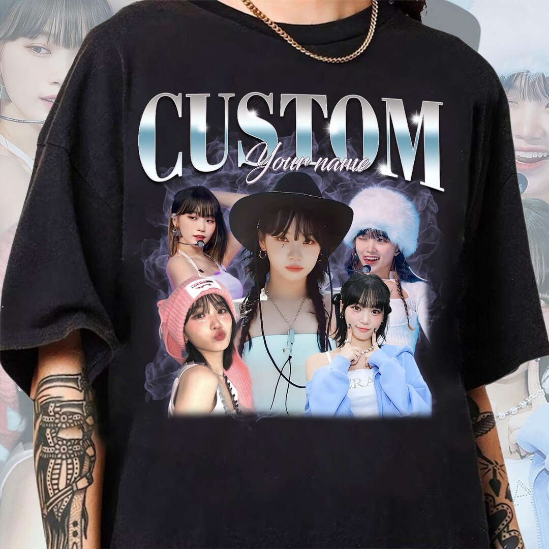 Limited Custom Bootleg Graphic Kpop Tee, Personalized Photo 90s Idea ...