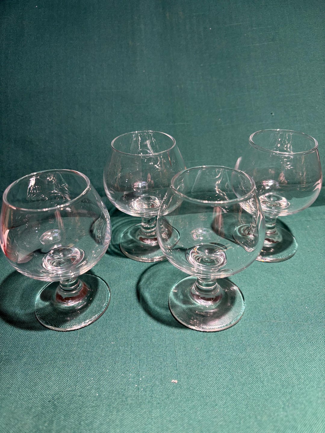Vintage Libbey Embassy Five Ounce Brandy Cognac 4” Snifters, Set of ...