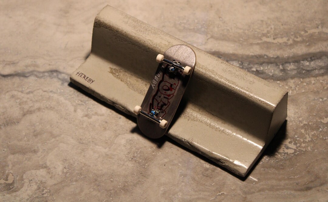 Hereby Concrete Fingerboard Wide Bench Obstacle - Etsy