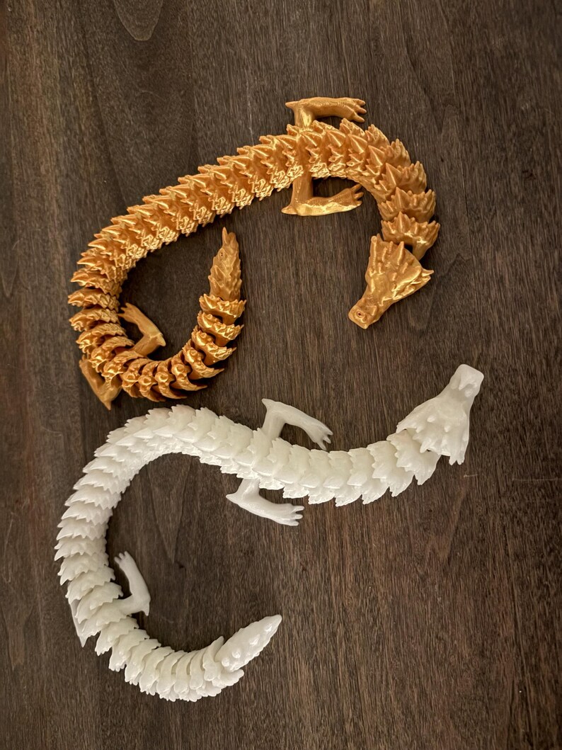 3D Printed Dragon - Etsy
