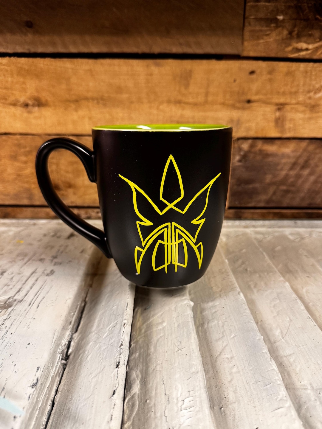 Pinstripe Hot Rod Rat Rod Tattoo Custom Painted Rat Fink Coffee Mug - Etsy