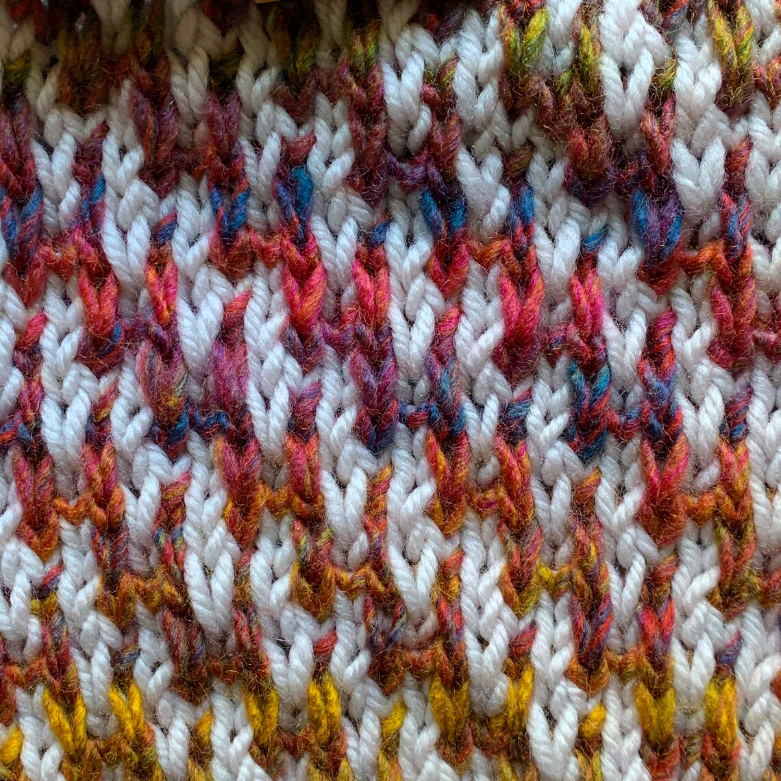 The Stained Glass Beanie Knitting Pattern | Instant PDF Digital ...