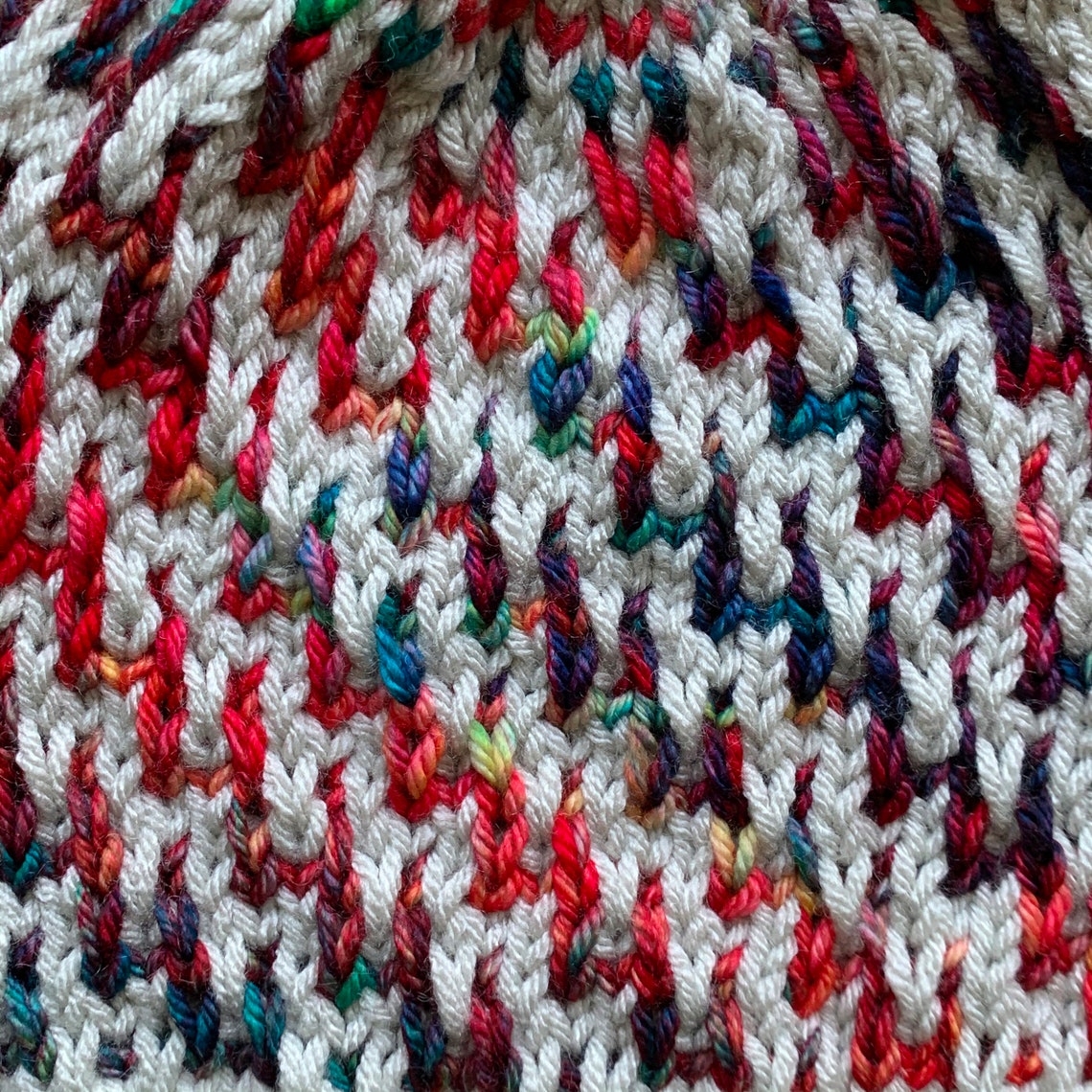 The Stained Glass Beanie Knitting Pattern | Instant PDF Digital ...