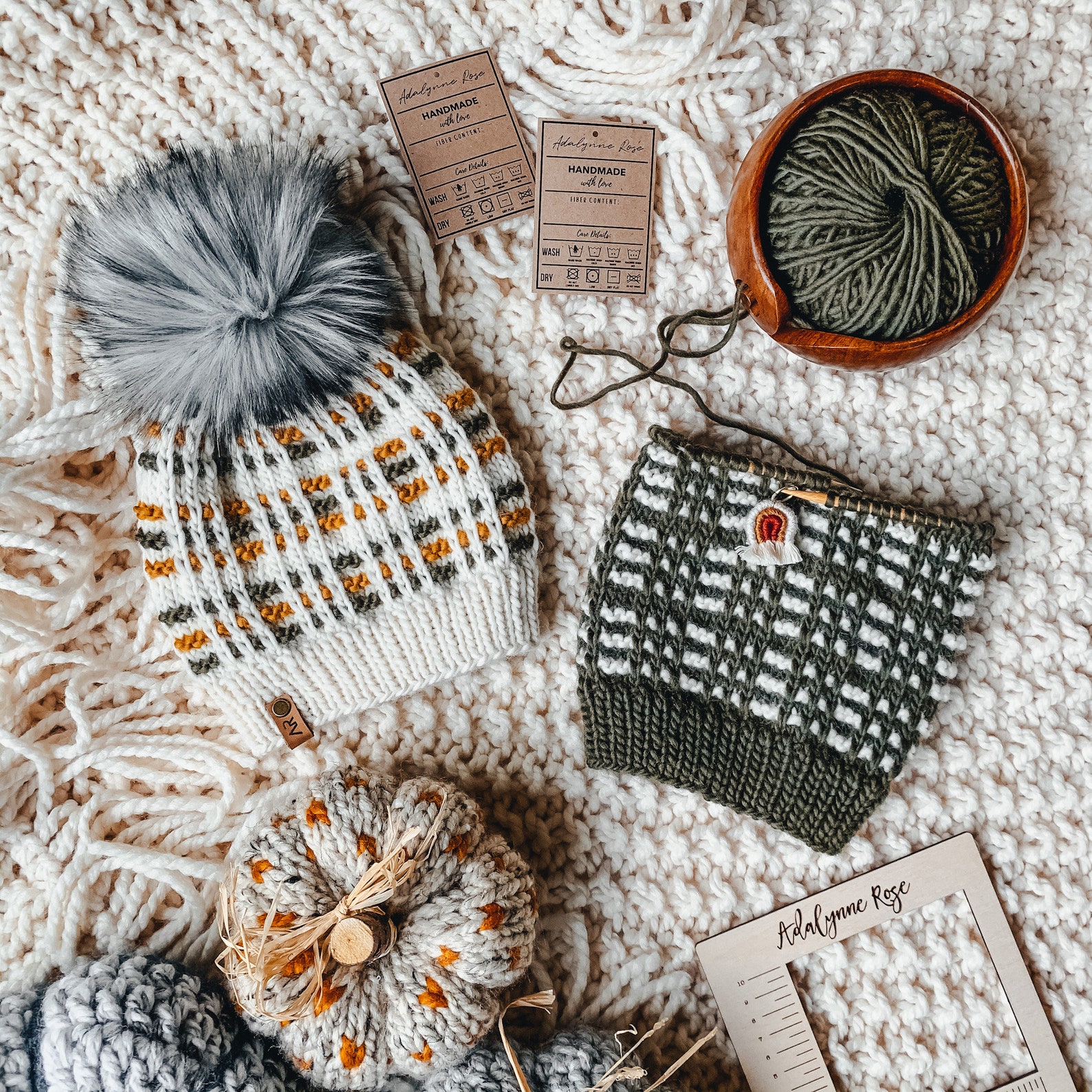 The Quinn Beanie Knitting Pattern | Instant PDF Digital Download Knit ...
