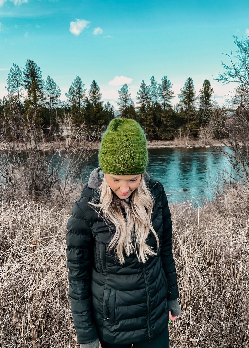 The Rylee Slouch Beanie Knitting Pattern | Instant PDF Digital Download ...