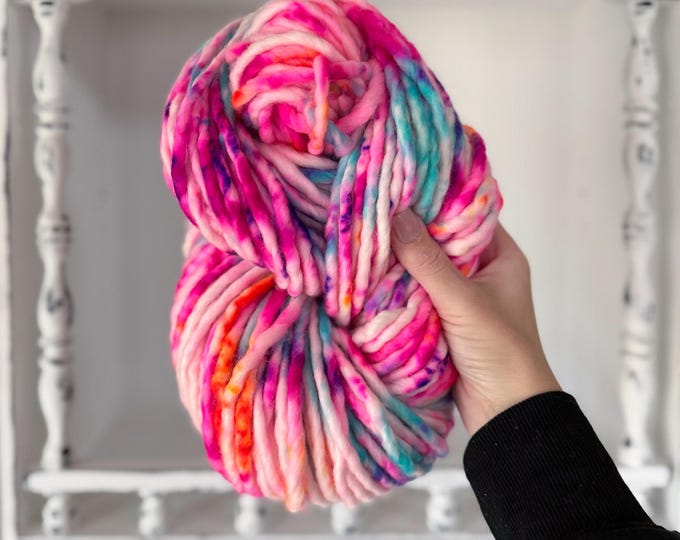 Pop Rocks - Super Chunky Weight 100% Wool Superwash Yarn Single Ply ...