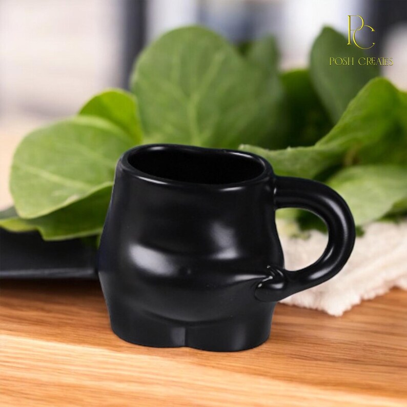 Funny Belly Pinch Butt Mug | Ceramic Coffee Cup Modern Home Decor ...