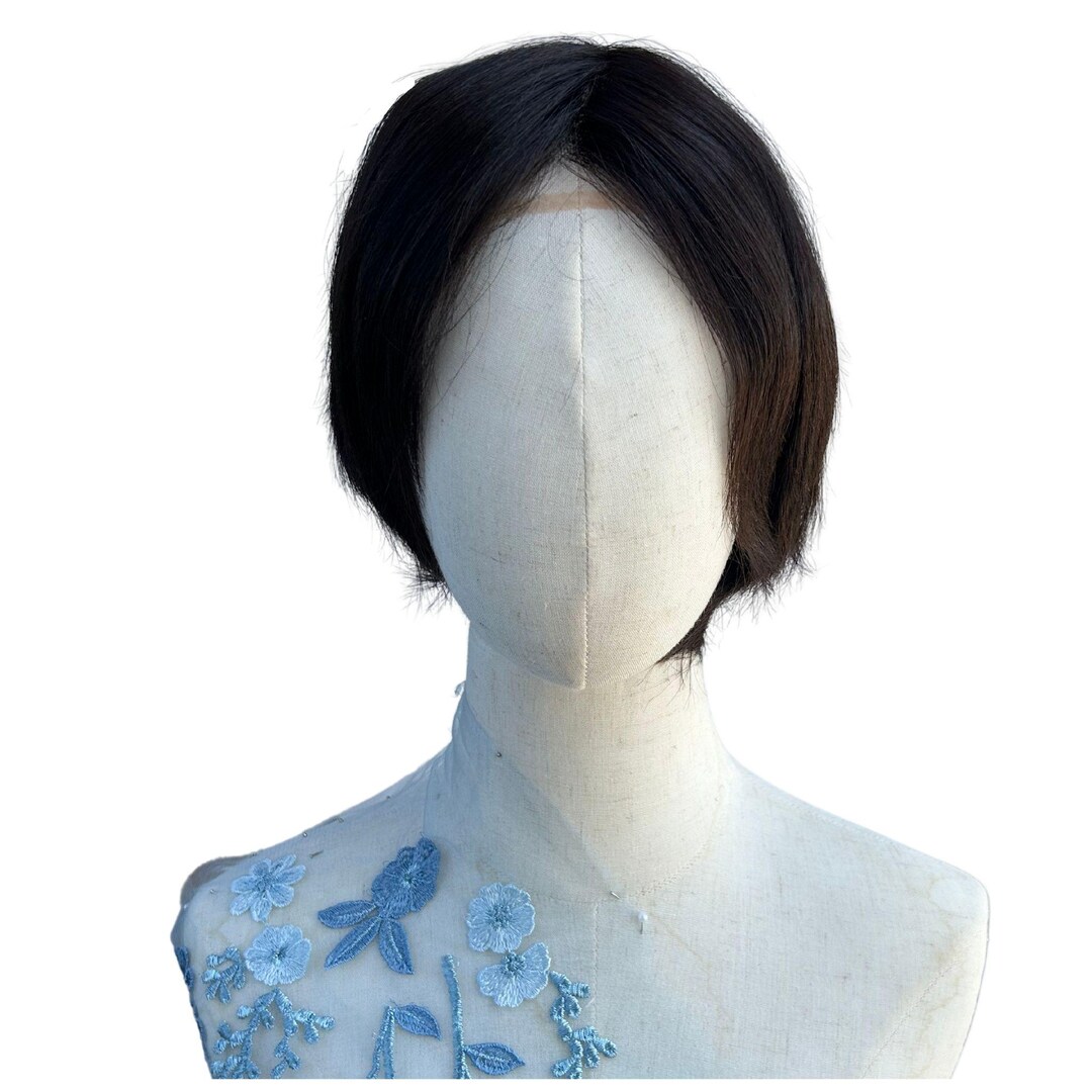 6 Inch Short Pixie Cut Lace Injection Frontal European Virgin Human ...
