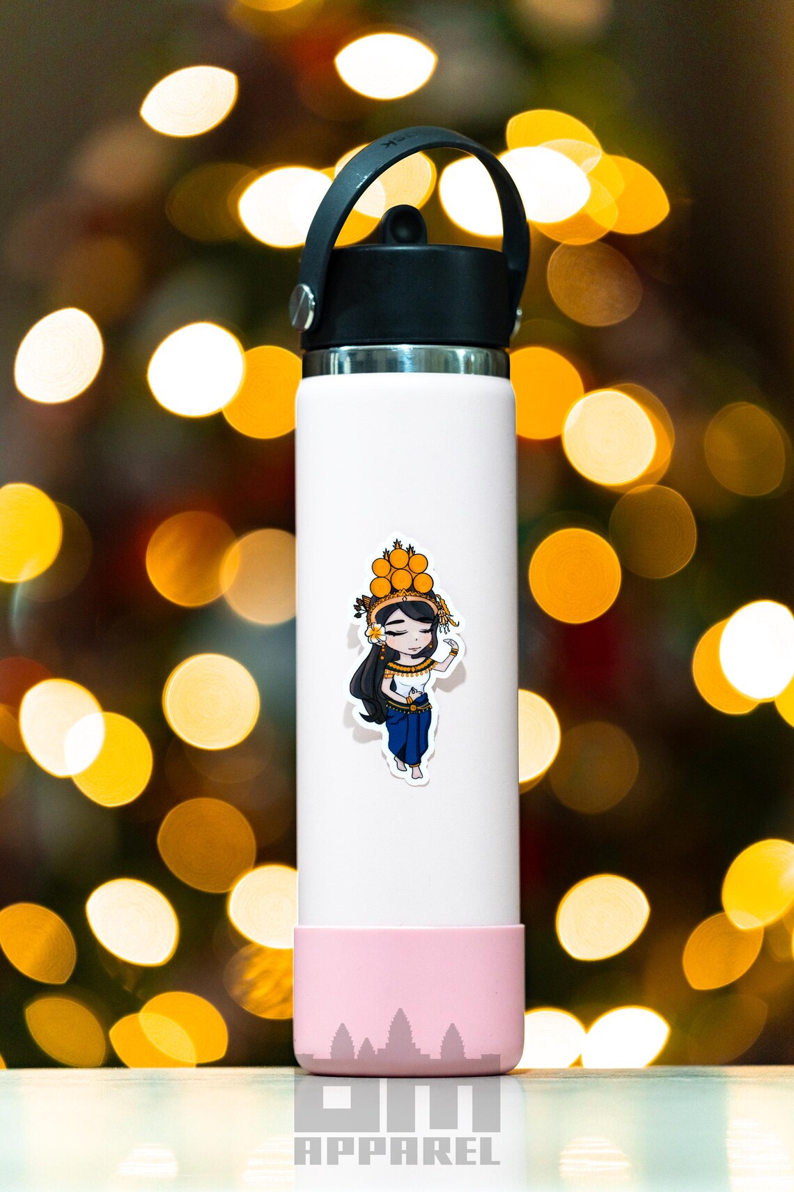 Khmer Apsara Traditional Dancer Sticker | Khmer Cambodian Decorative ...