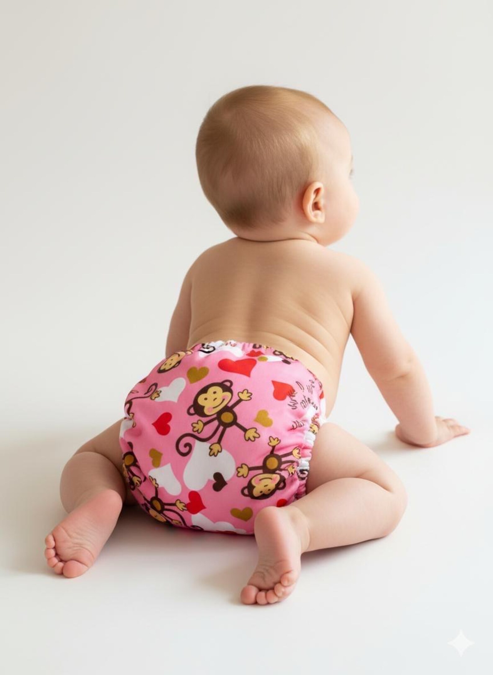 Baby Cloth Diapers (free Size, Including 1 Microfiber Insert) - Etsy
