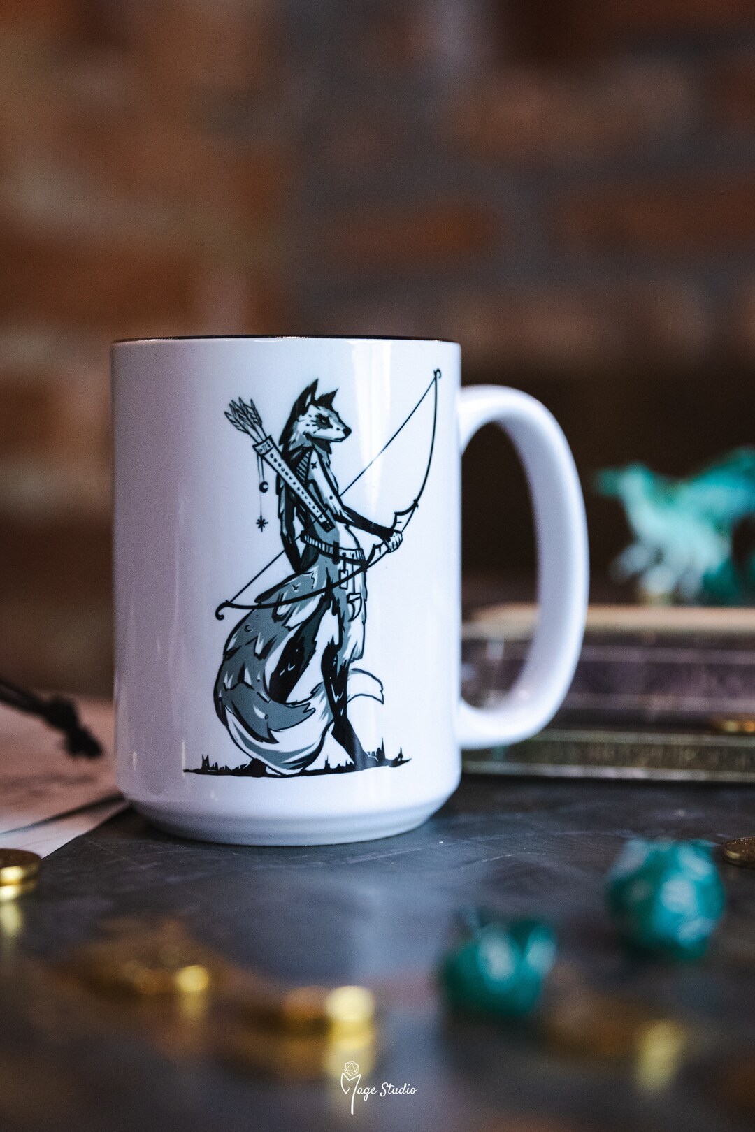 Ranger D&D Class Mug 450ml 15oz Black Inside / Customization - Etsy