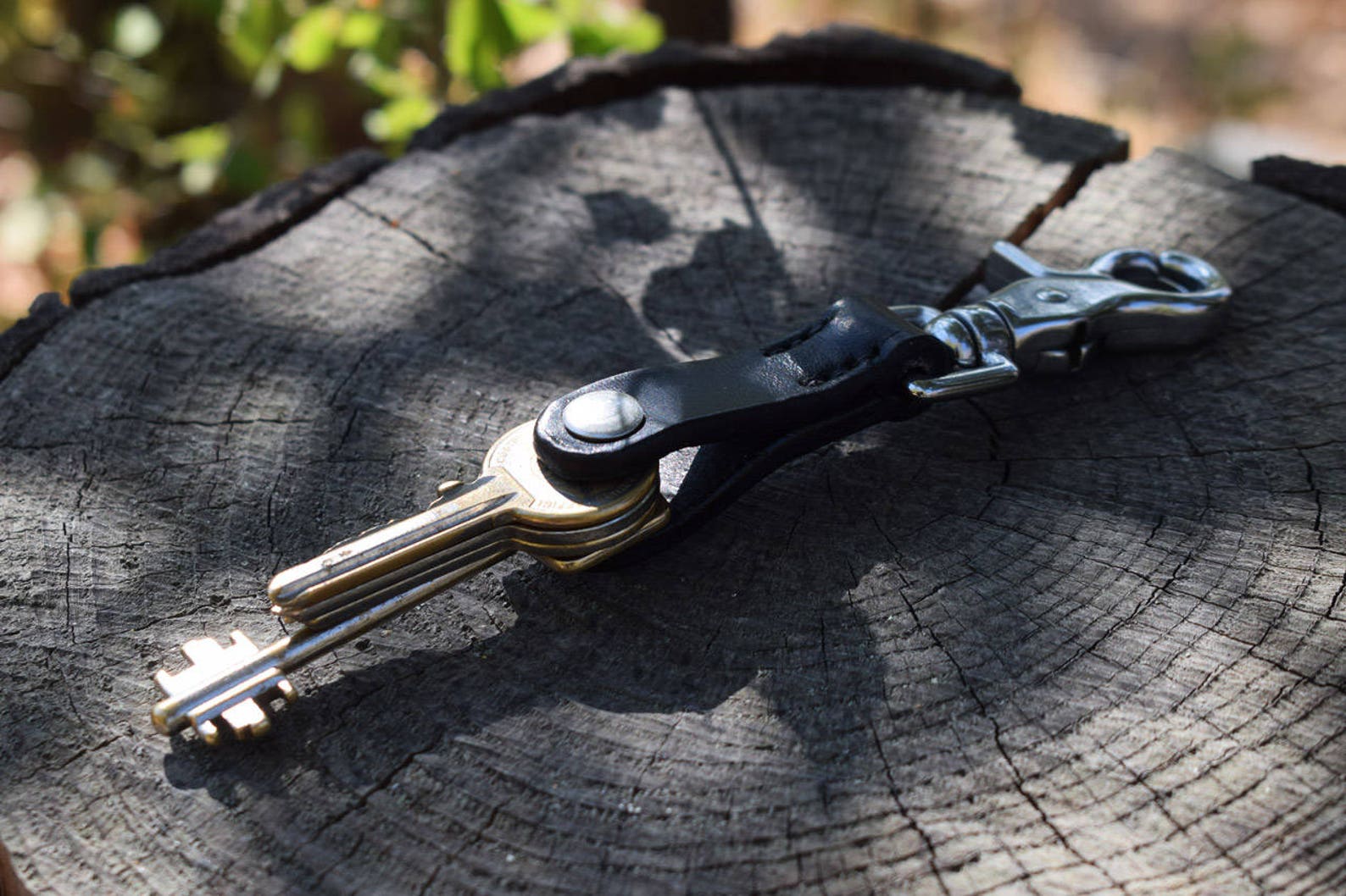 Leather Key Fob With Snap-hook - Etsy