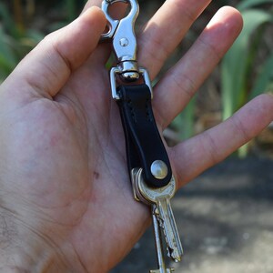 Leather Key Fob With Snap-hook - Etsy