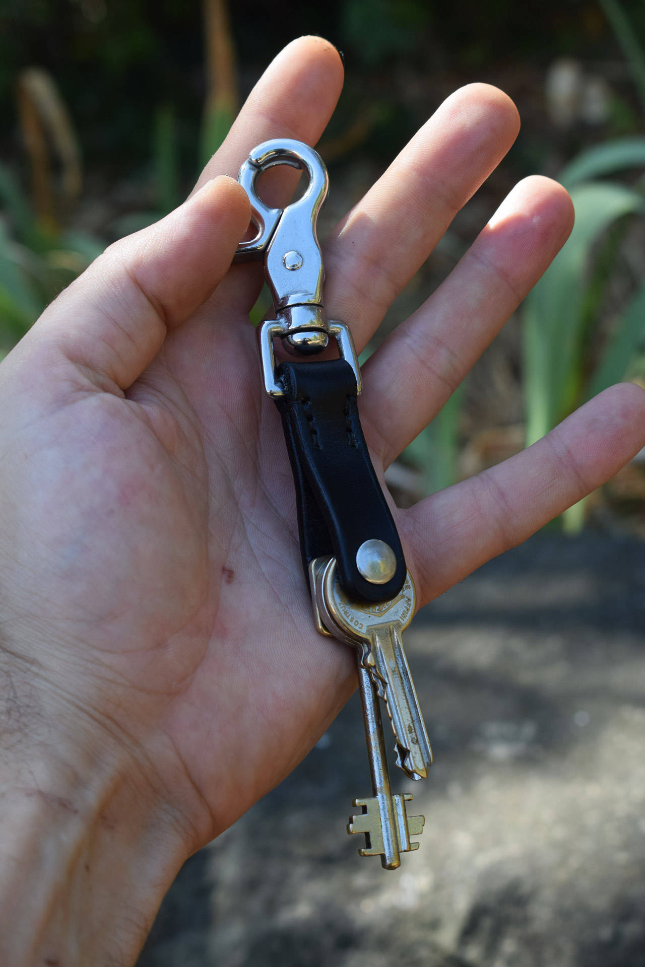 Leather Key Fob With Snap-hook - Etsy