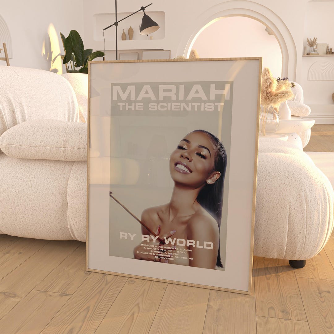 Mariah the Scientist RY RY WORLD Album Poster / Room Decor / Music ...