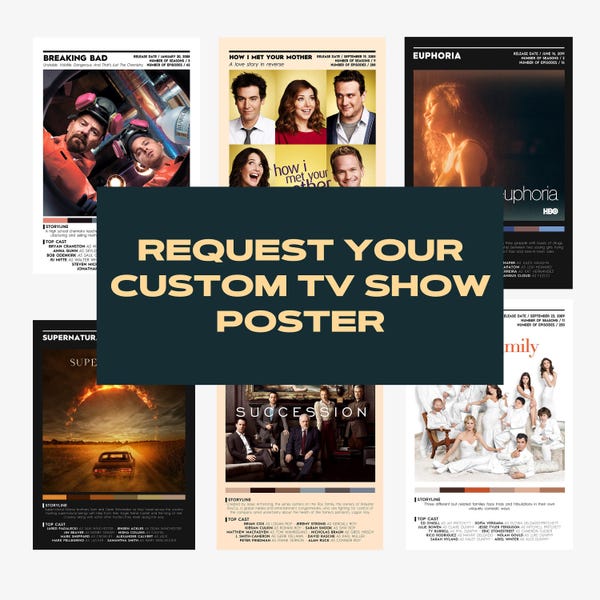 Tv Poster - Etsy