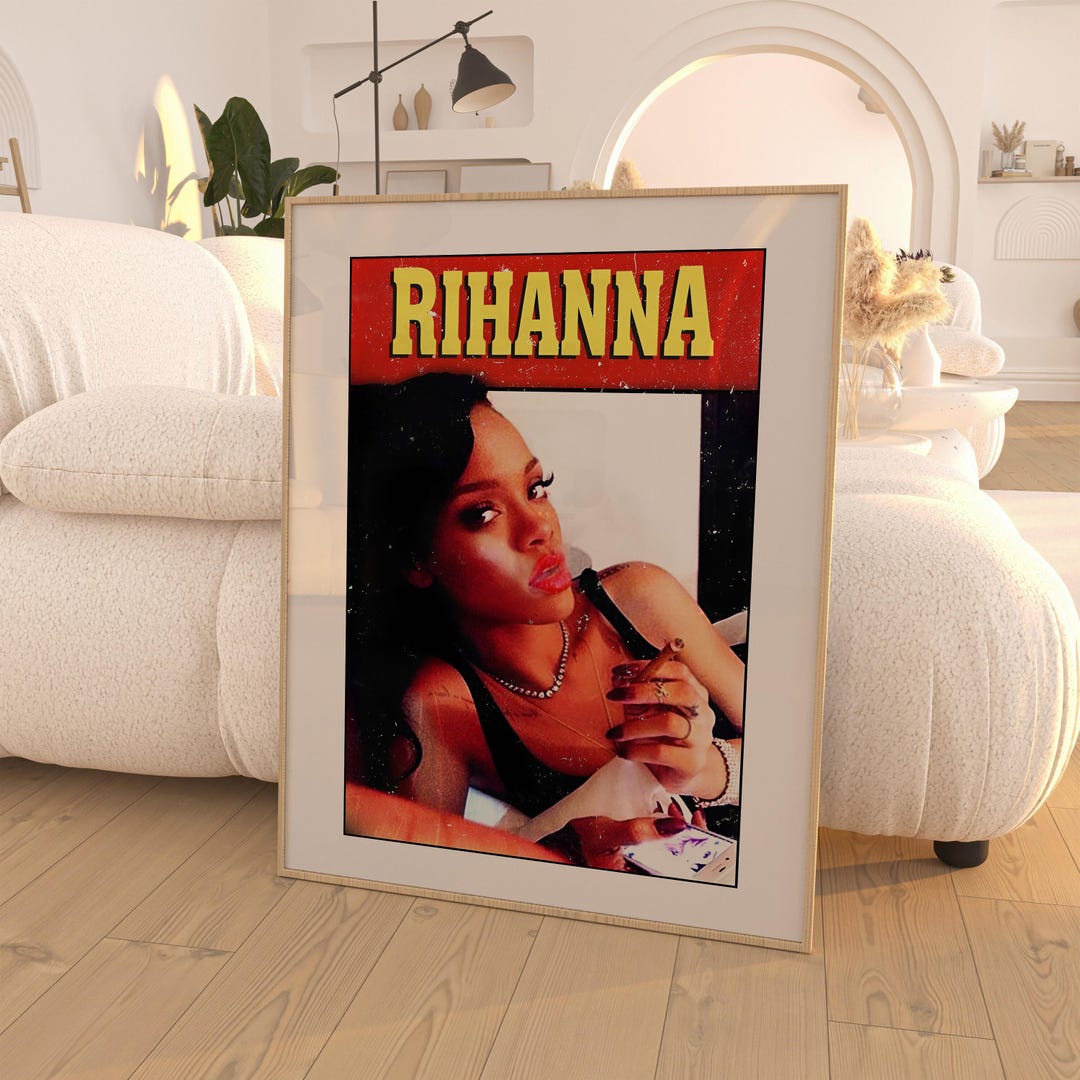 Rihanna Poster Album Cover Music Wall Art Home Decor - Etsy