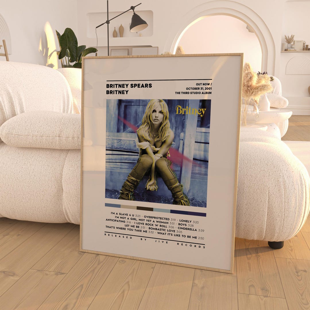 Britney Spears Britney Poster / Album Cover Poster / Room Decor / Music ...