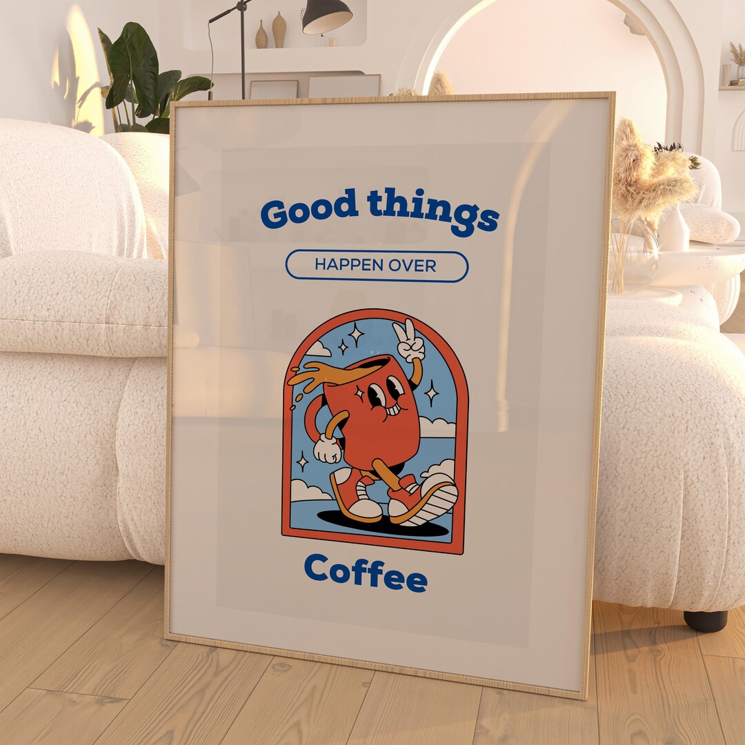 Good Things Happen Over Time Poster, Inspirational Wall Art, Perfect ...