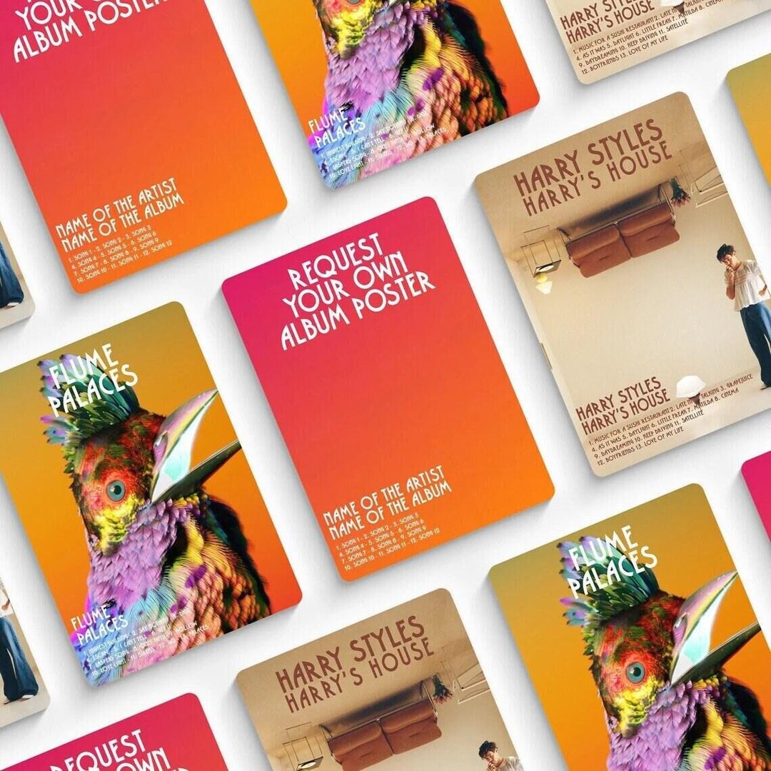 Request Your Album Cover Poster / Custom Poster / Album Poster / Music ...