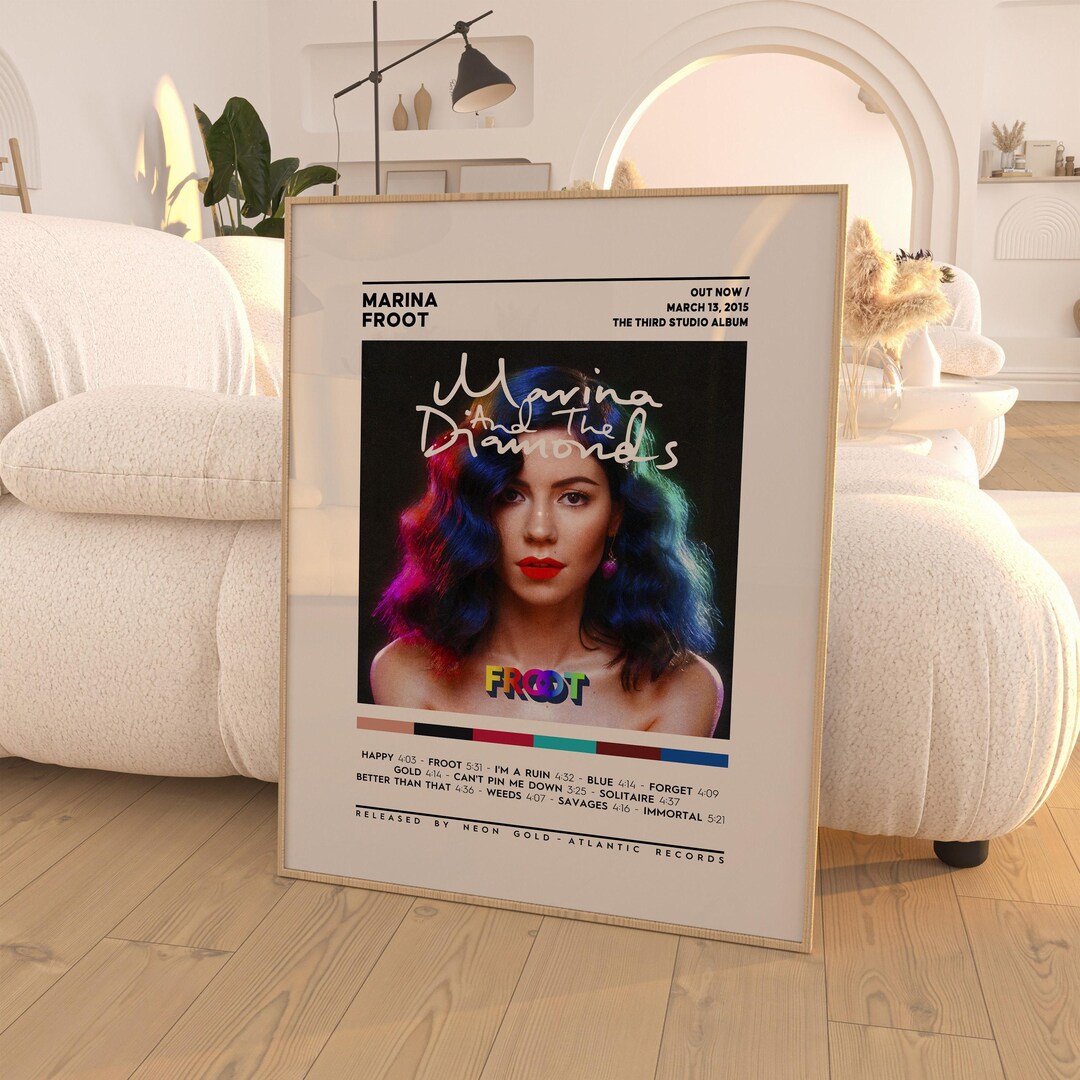 Marina Diamandis FROOT Album Poster / Album Cover Poster / Room Decor ...