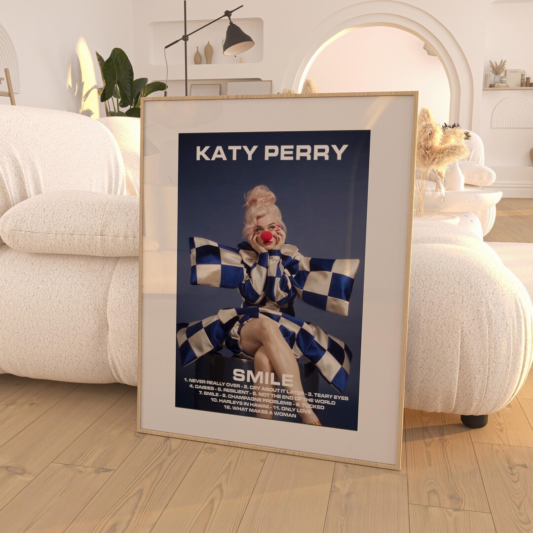 Katy Perry Smile Album Poster / Room Decor / Music Decor / Music Gifts ...