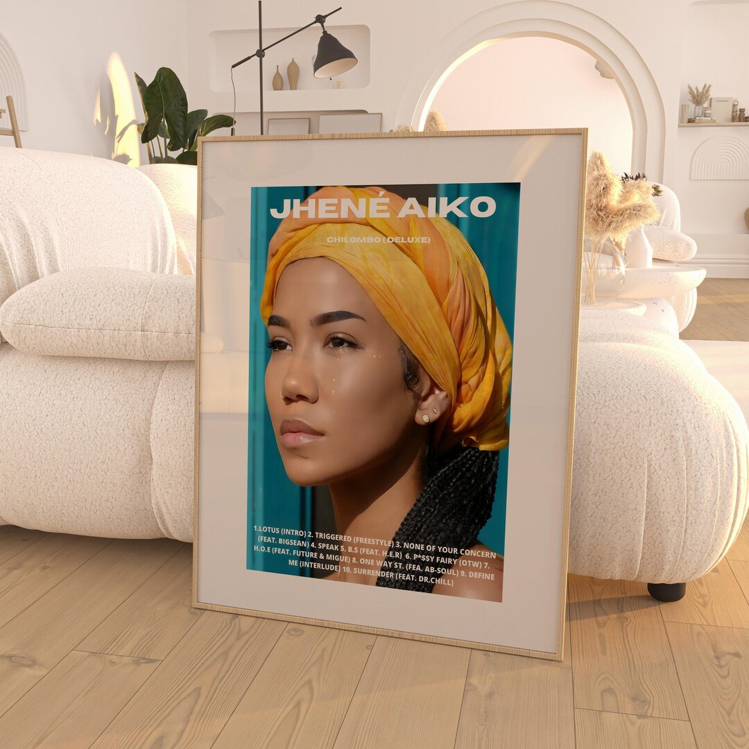 Jhené Aiko Chilombo Album Poster / Room Decor / Music Decor / Music ...