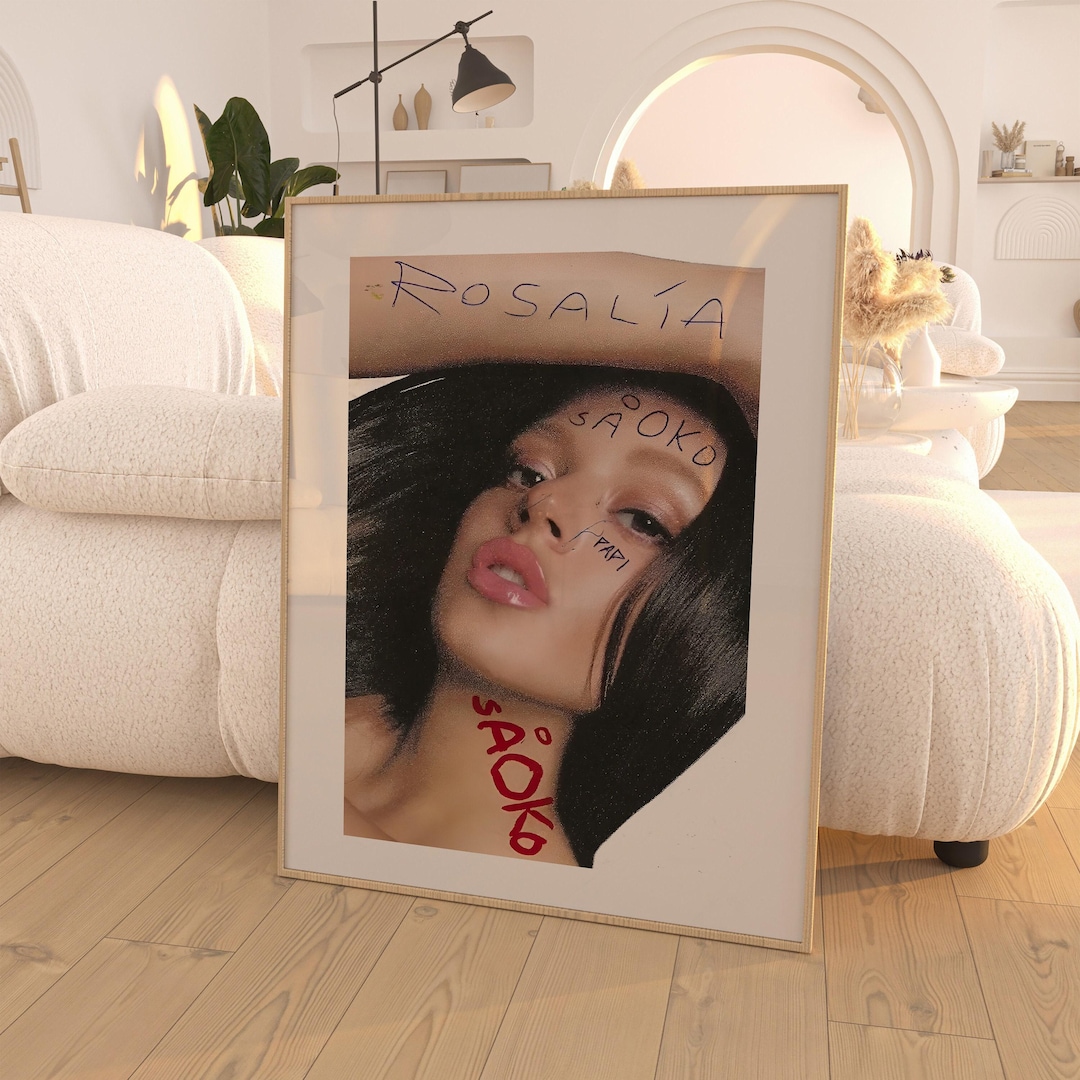 Rosalía Poster Album Cover Art Wall Art Home Decor - Etsy