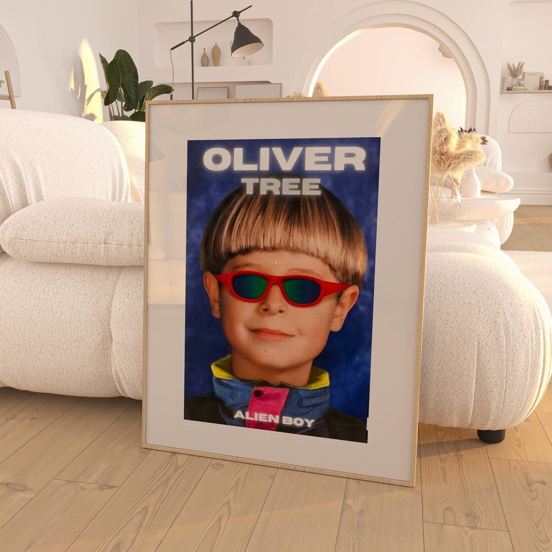 Oliver Tree Alien Boy Album Poster / Room Decor / Music Decor / Music ...