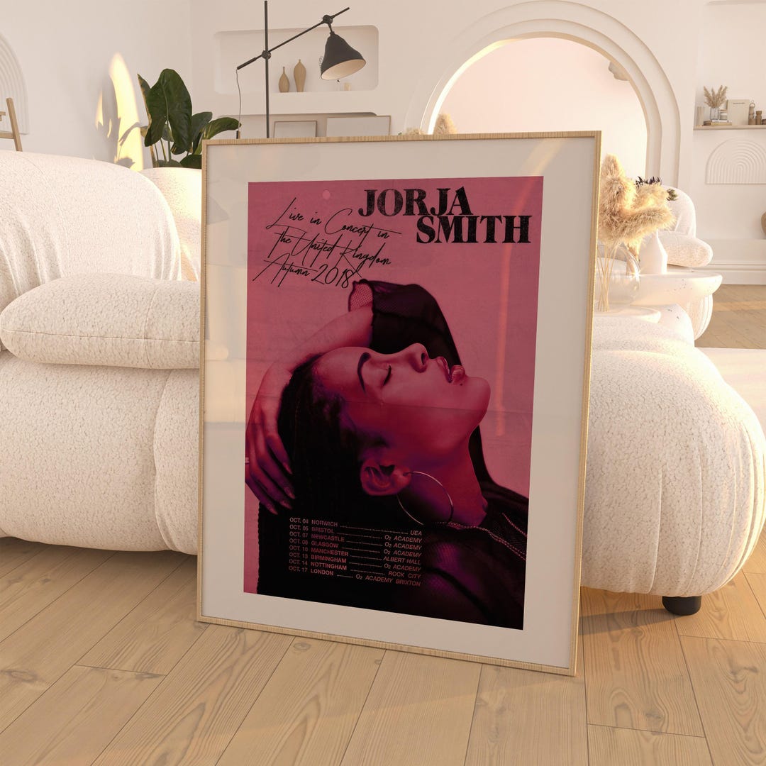 Jorja Smith Concert Poster / Room Decor / Music Decor / Music Gifts ...