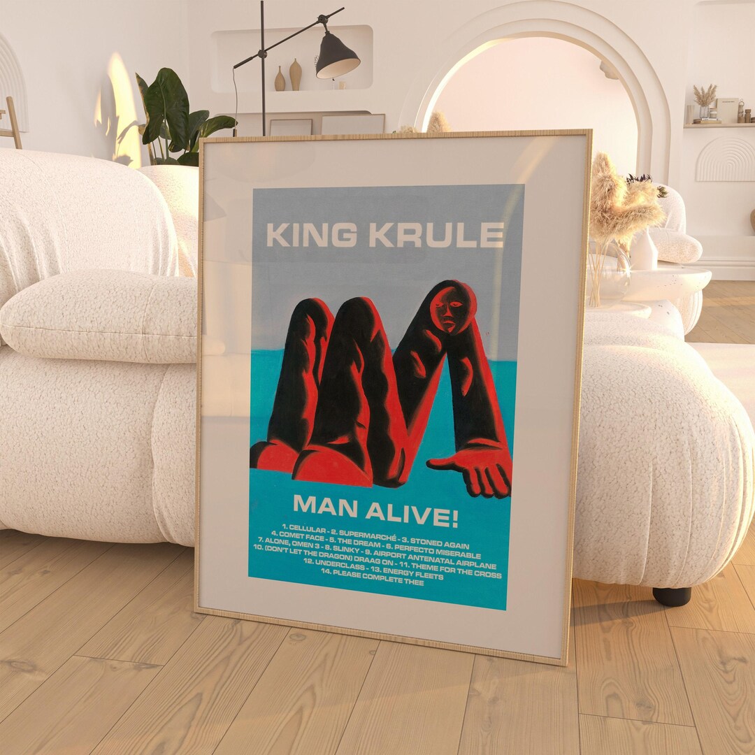 King Krule Man Alive Album Poster / Room Decor / Music Decor / Music ...