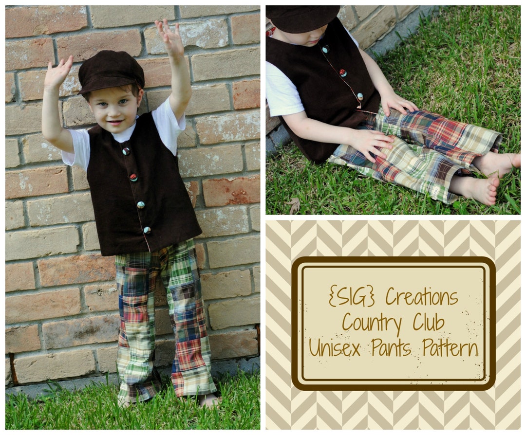 NEW INSTANT Download SIG Country Club Pants and Shorts Pattern - Etsy