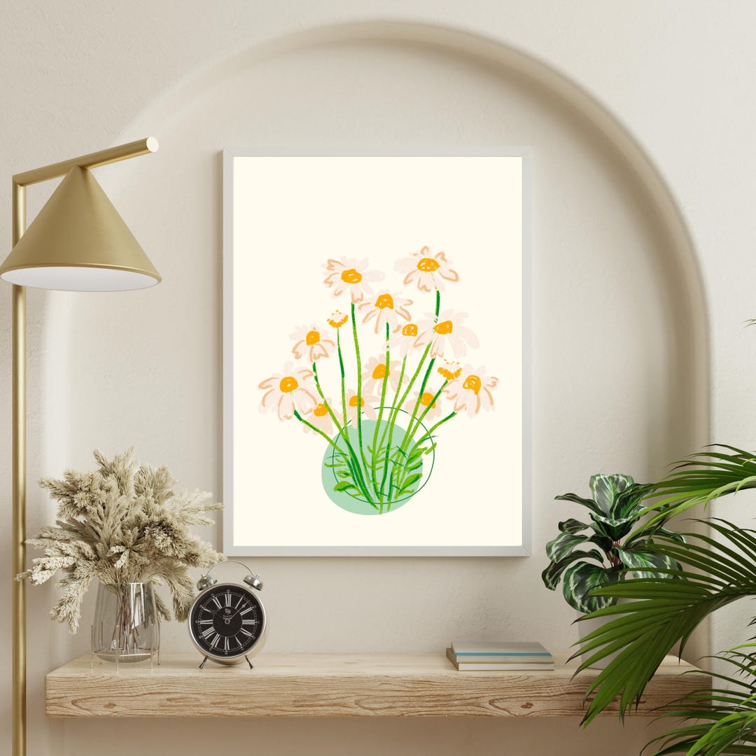 Chamomile Floral Print | Chamomile Floral Poster | Chamomile Floral ...