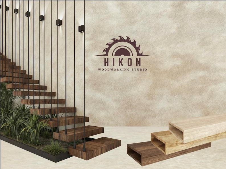 Cantilevered Wooden Stair Tread for Stairs, Box Tread, Floating Tread ...