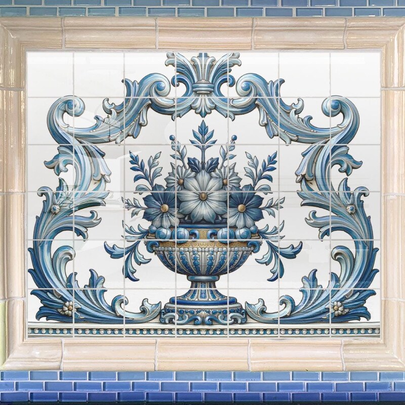 Large Tile Mural - Etsy