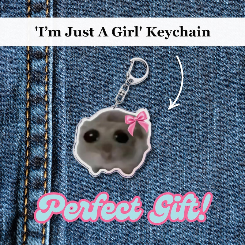 Hamster Meme Keyring - Etsy