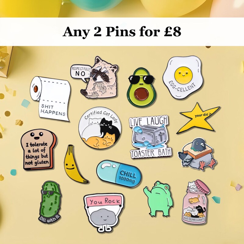 Funny Pin - Etsy